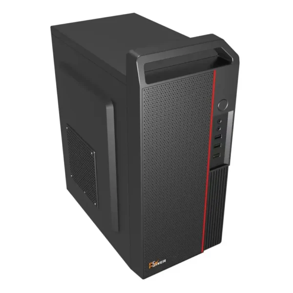 PC Power Pro Case V2 BK Desktop Casing with Power Supply - Super Tech